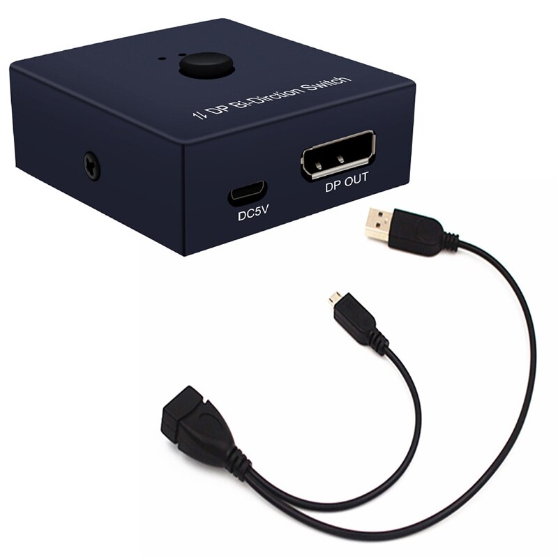DP Bi-Direction Switch Displayport Splitter With M... – Grandado