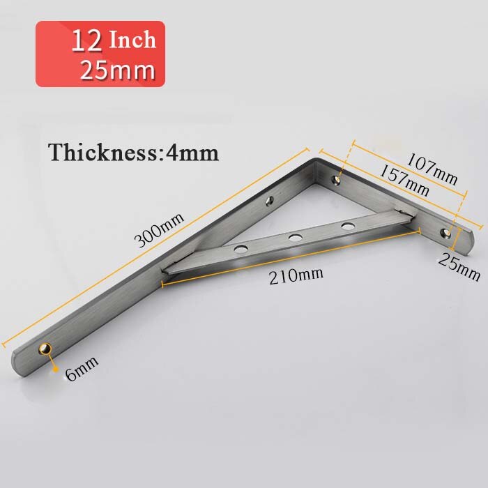 Shelf L Bracket Tripod Triangle Stainless Steel So... – Grandado