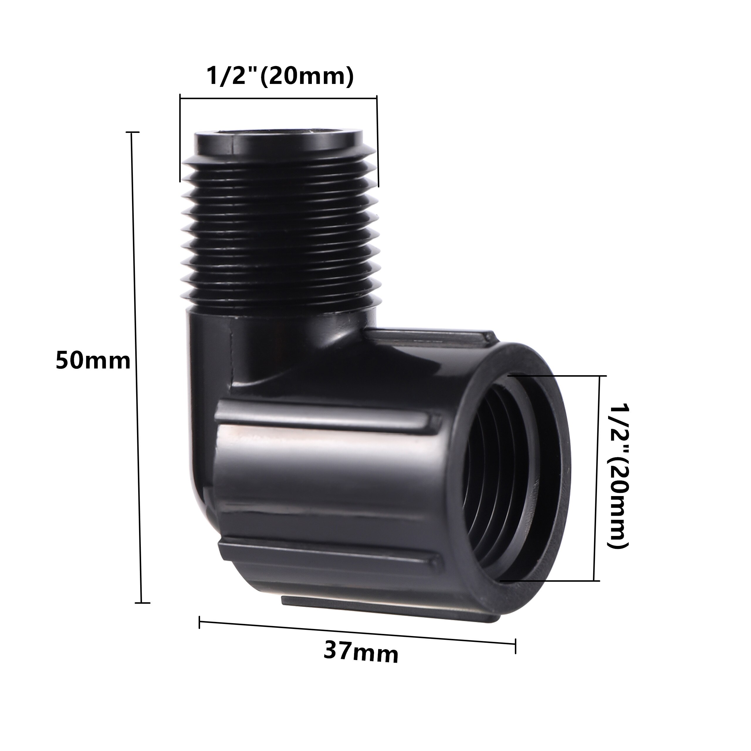 1/2Inch Male Female Thread Elbow Adapter Garden Po... – Grandado
