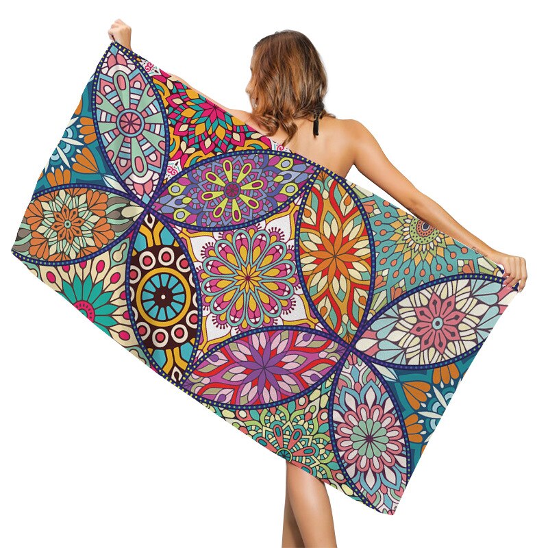 -selling Mandala ethnic style beach towel shawl di... – Grandado