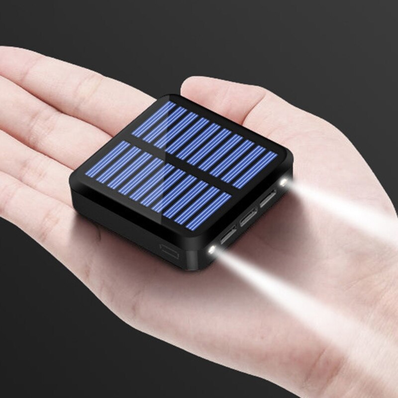 Mini Portable Solar Power Bank 10000 MAh Small Con... – Grandado