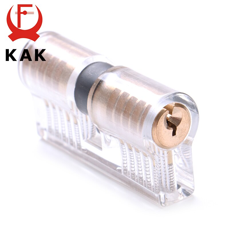KAK Cutaway Transparent Copper Locks Training Skil... – Grandado
