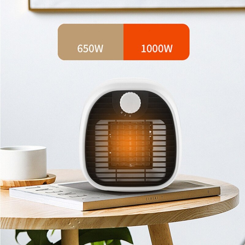Portable Cute Electric Fan Heater Adjustable Therm... – Grandado