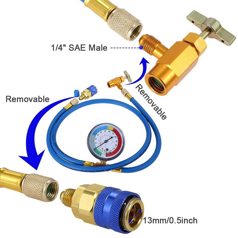 R134A Opladen Slang Om Koelkast-Met Airconditionin... – Vicedeal