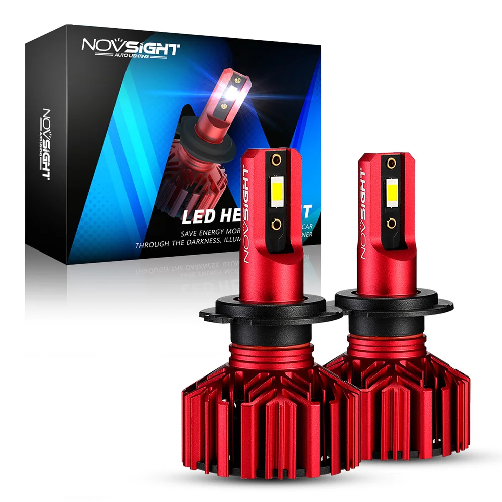 NOVSIGHT H7 LED Headlight For Car H4 LED H1 H11 90... – Grandado