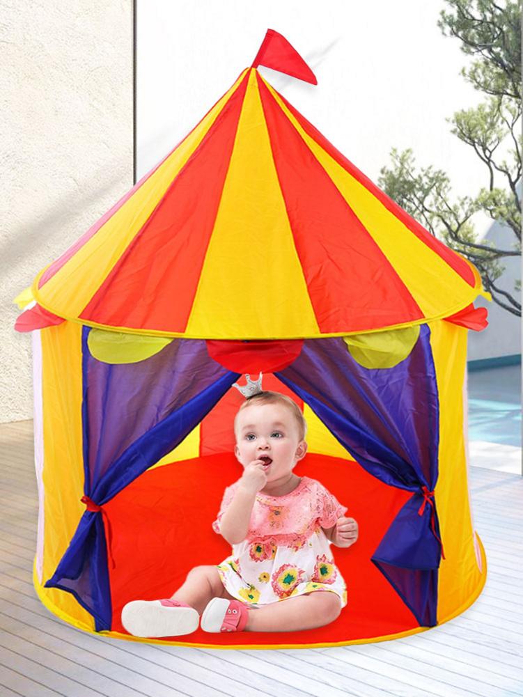 Baby Toy Prince Princess Castle Play Tent Kids Fol... – Vicedeal