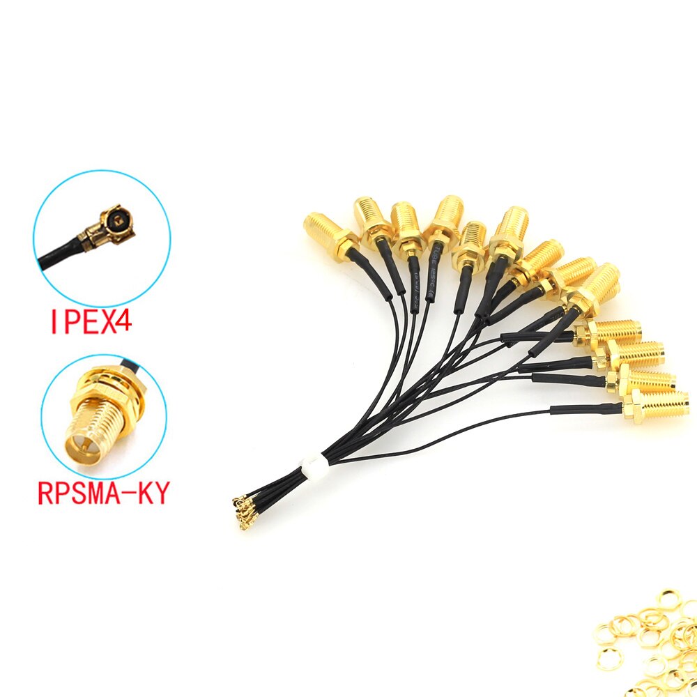 5 st rp-sma till u.fl ipex mhf 4 pigtail kabelante... – Grandado