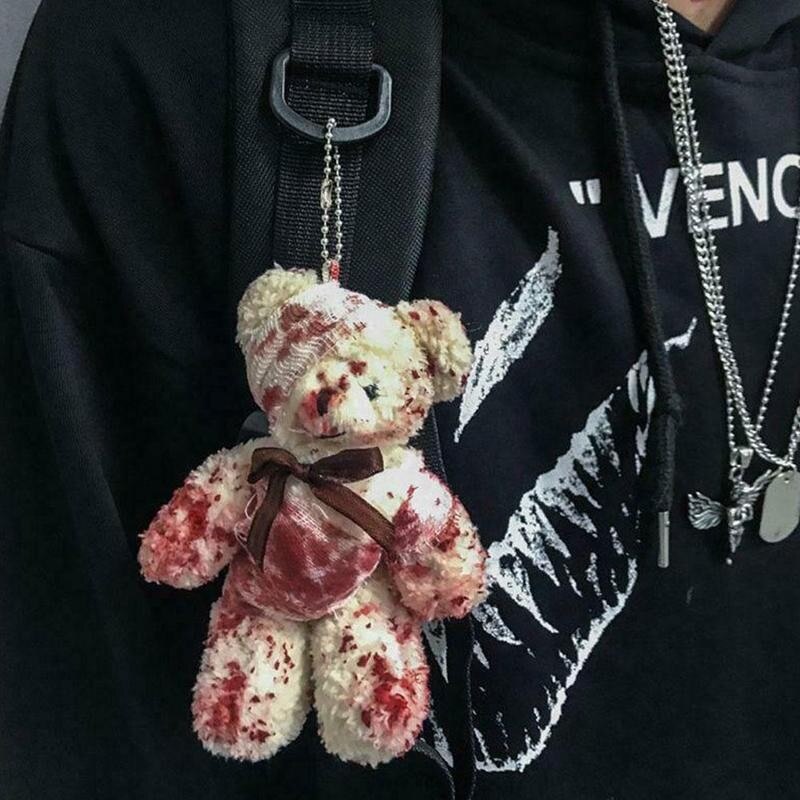 Disabled Bloody Injured Bear Doll Plush Toy For Ch... – Grandado