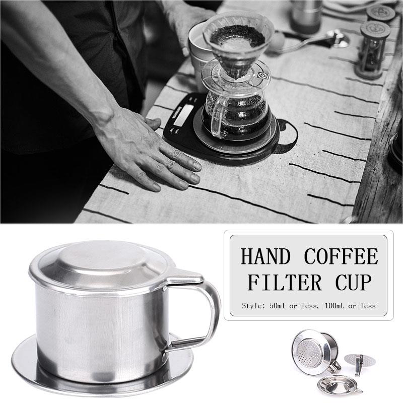 Vietnam Mug with Filter DIY Stainless Steel Rotary... – Grandado