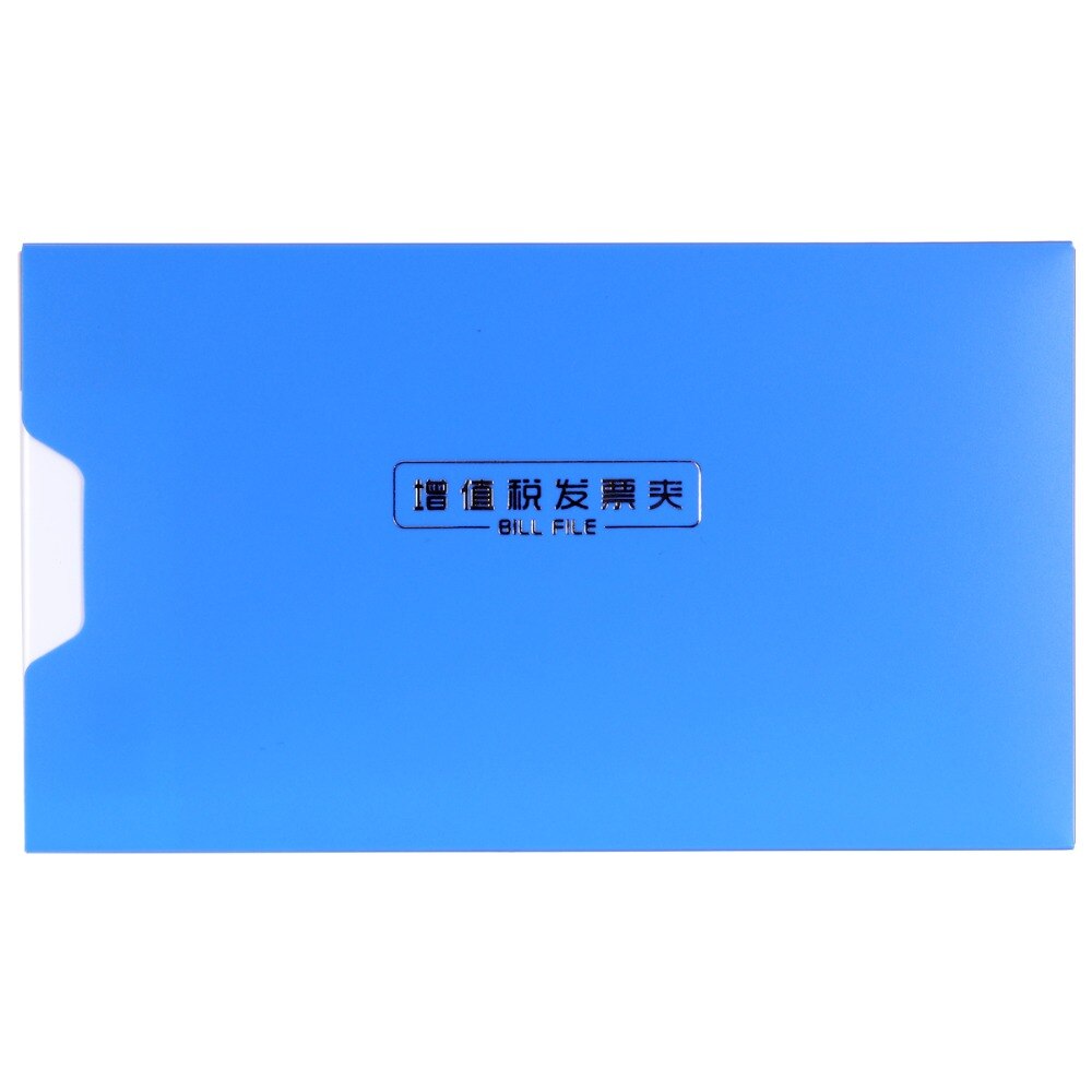 Deli 1pc blue ticket holder VAT invoice clip finan... – Grandado