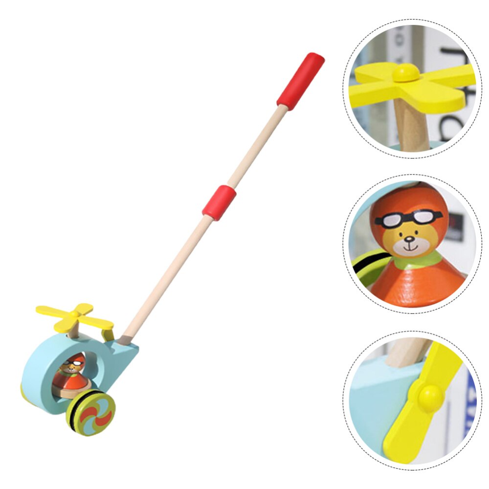 1Pc Wooden Trolley Wooden Cart Toy Educational Pla... – Grandado