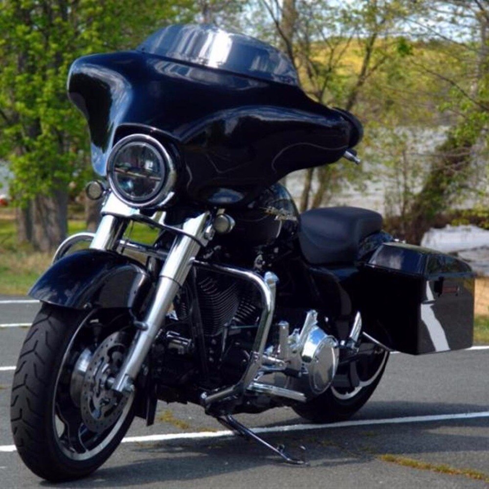 Faro moto 7 pollici rotondo Led Hi-Lo fascio faro ... – Grandado