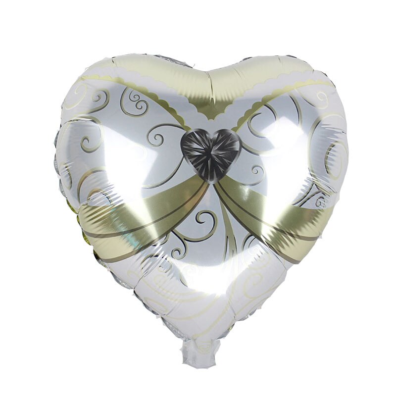 10 stks/partij Hart Bruid Bruidegom Aluminium Ball... – Grandado