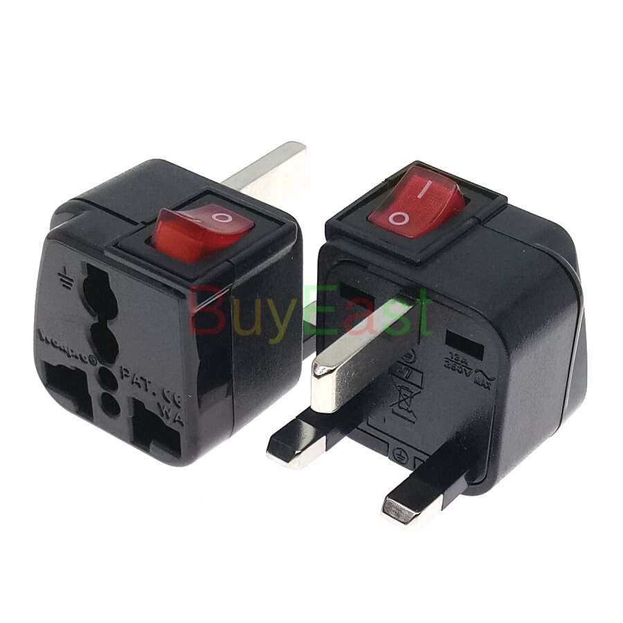 Universal to UK Type G Electrical Plug Adapter AC1... – Vicedeal