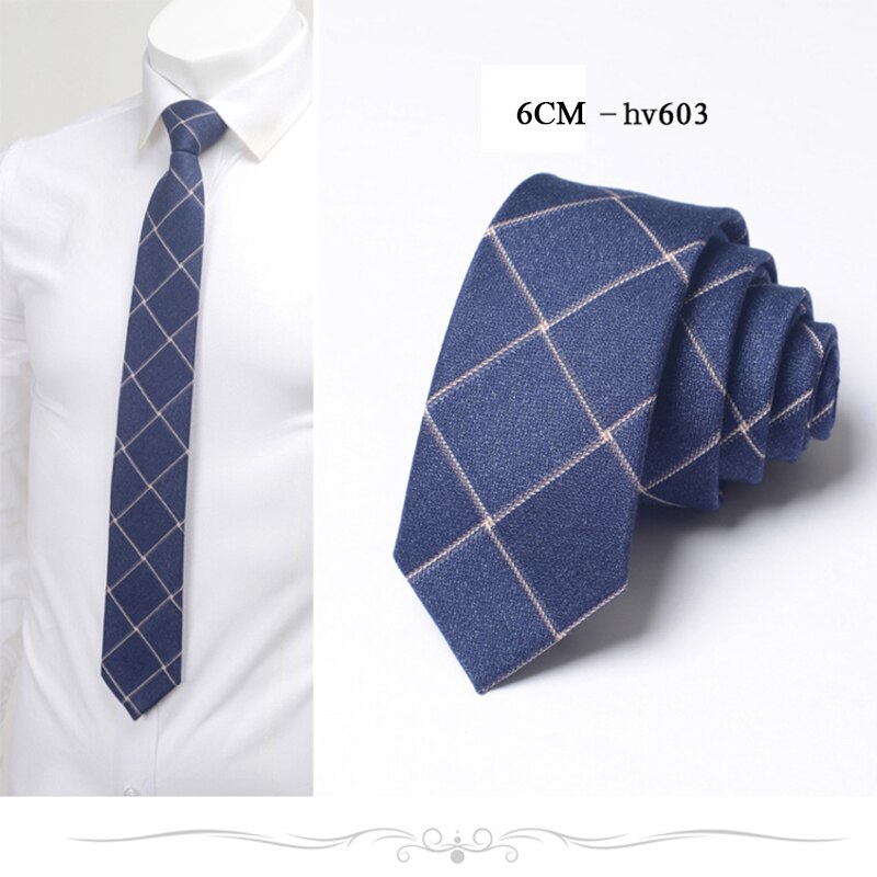 Business Tie For Men 6CM Skinny 8CM Wide Wool Neck... – Grandado