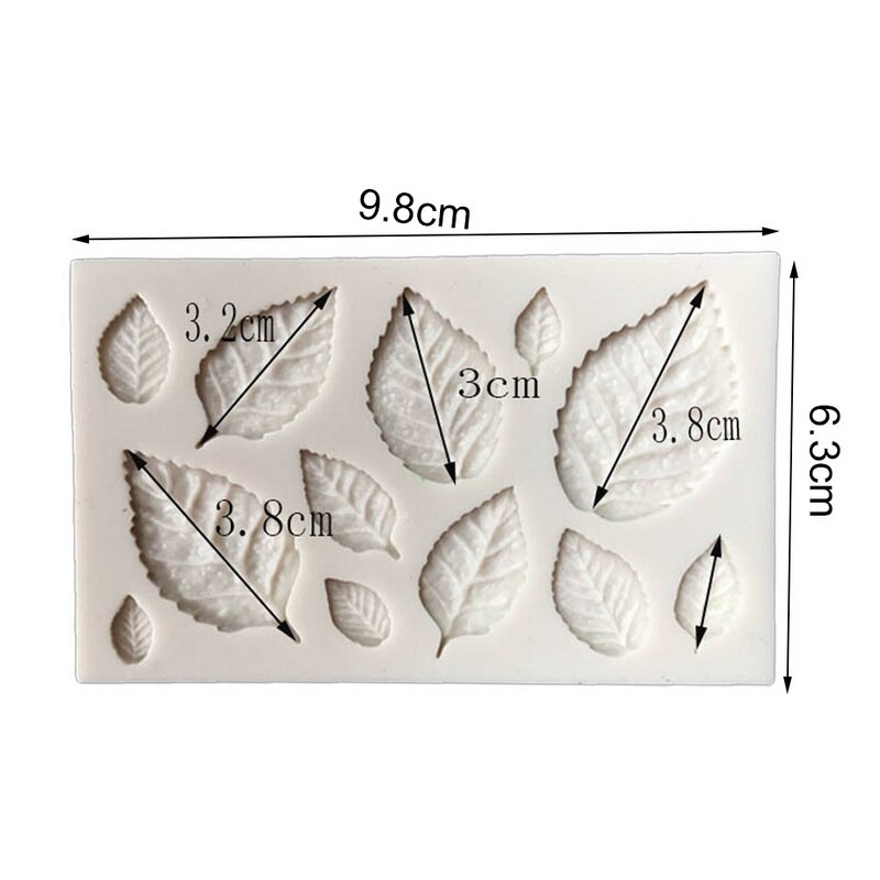 Bladeren Vormige 3D Reverse Molding Fondant Cake S... – Vicedeal