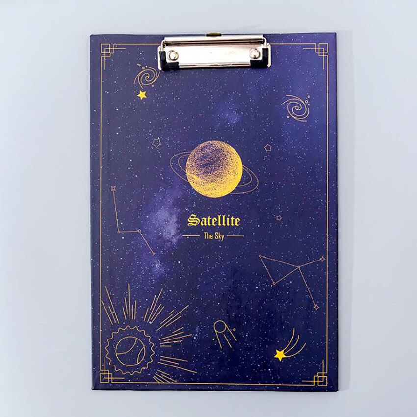 Starry Sky Clipboard A4 Size Folder Board Decorati... – Vicedeal