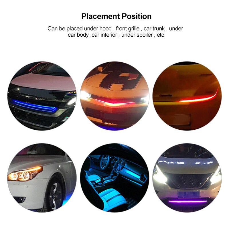 1Pcs 22 Inch 7 Kleur 48 Led Rgb Scanner Flash Suv ... – Vicedeal