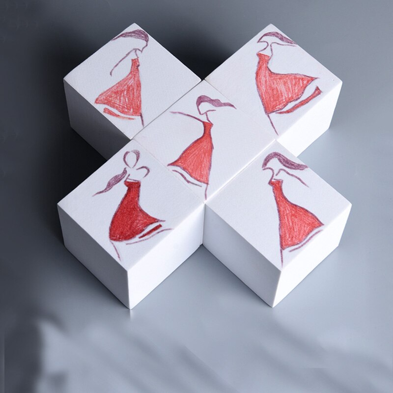 Rigid foam pad Non-adhesive white EVA foam square – Grandado