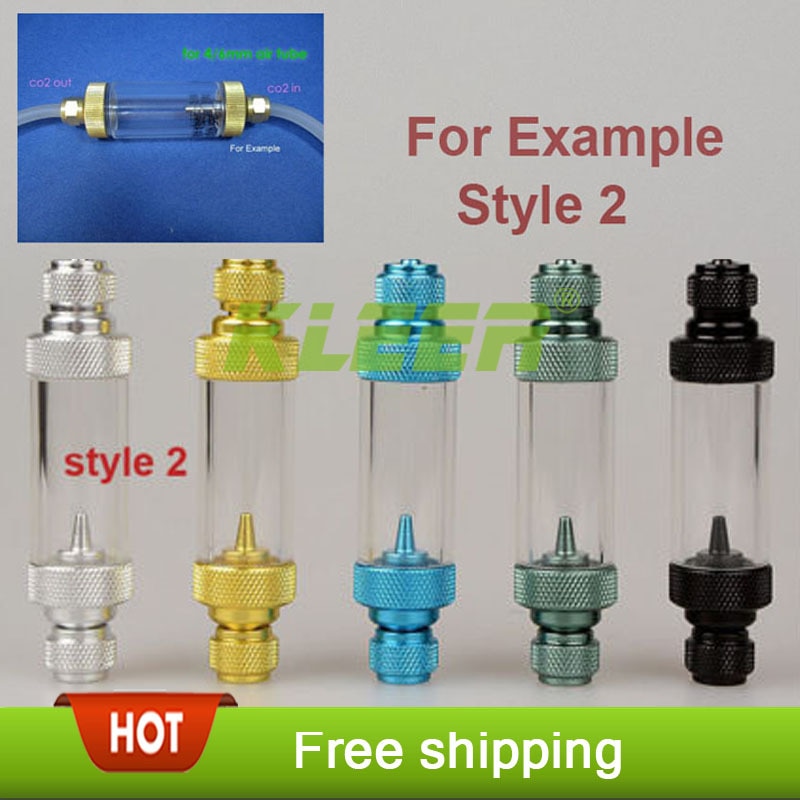 Double head planted tank Brass CO2 Bubble Counter ... – Grandado