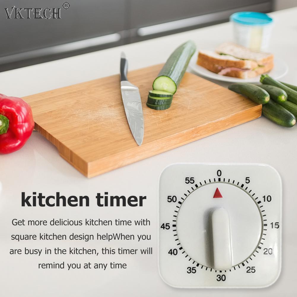 Portable 60 Minutes Kitchen Timer Square Shaped Co... – Vicedeal