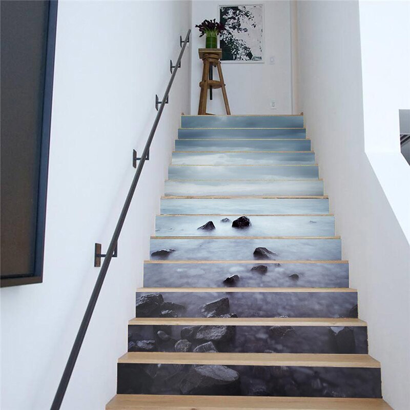 PVC wallpape Sea stones reef natural seawa landsca... – Vicedeal