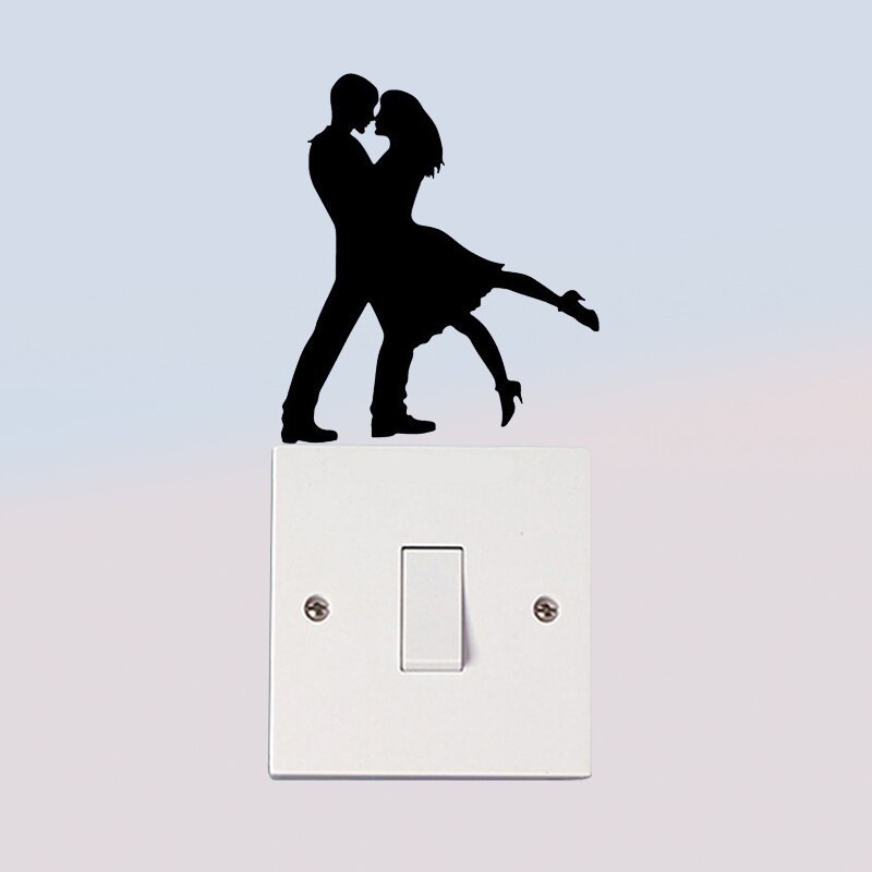 Romantic tango Dancer Morden Switch Decals Sticker... – Vicedeal