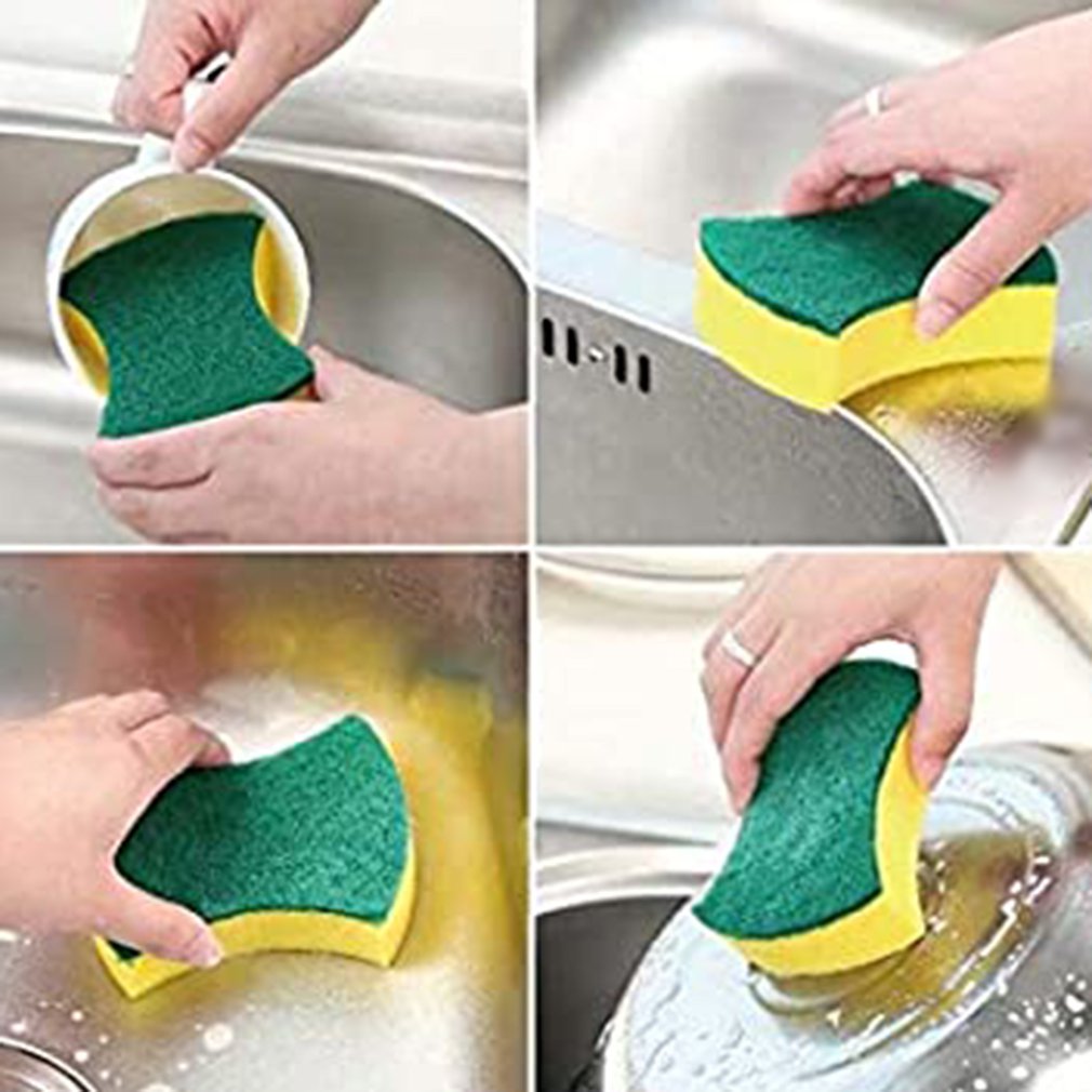 10Pcs Cleaning Wipes High Density Sponge Home Dish... – Grandado