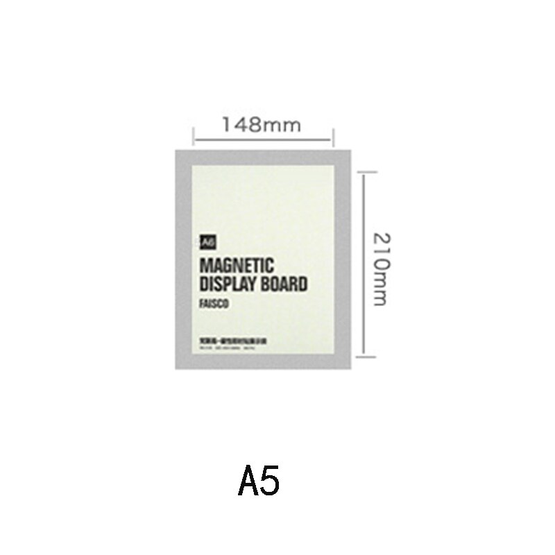 A4 2PCS Double-sided Magnetic Display Posts Self-a... – Vicedeal