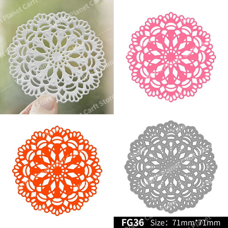 Krans bakgrund tekalas doily göra scrapbook metall... – Grandado