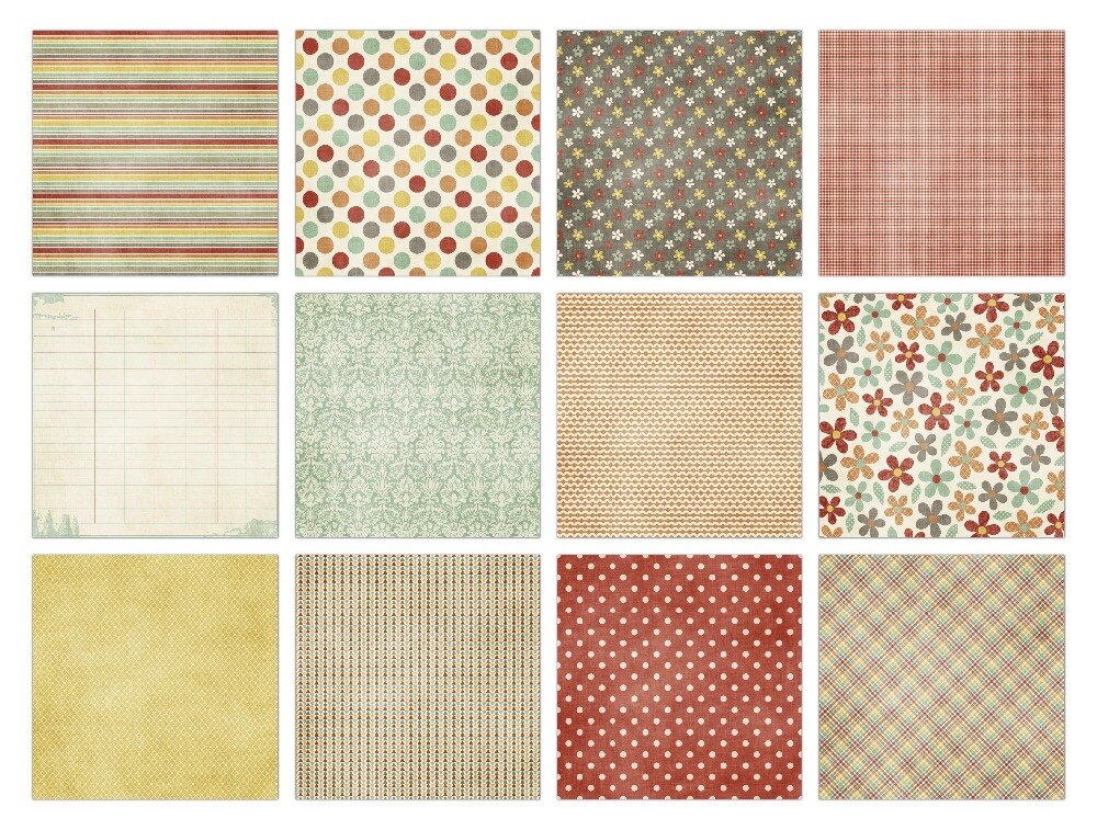 DIY Sweet shoppe style Scrapbooking paper pack of ... – Vicedeal