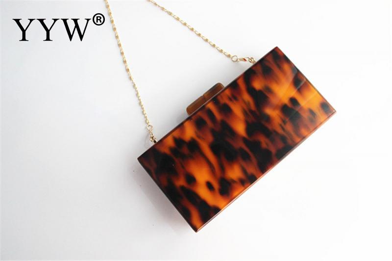Leopard Pattern Pvc Clutch Bag Retro Tortoiseshell... – Grandado