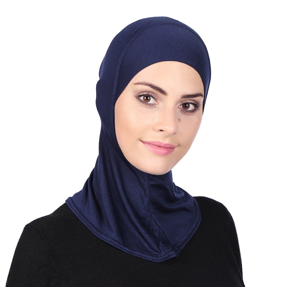 Solid Color Muslim Turban Hat Women Inner Hijab Ca... – Grandado