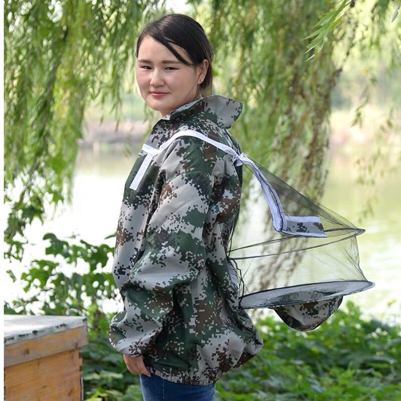 Beekeeping Half Body Protective Jacket Veil Smock ... – Vicedeal