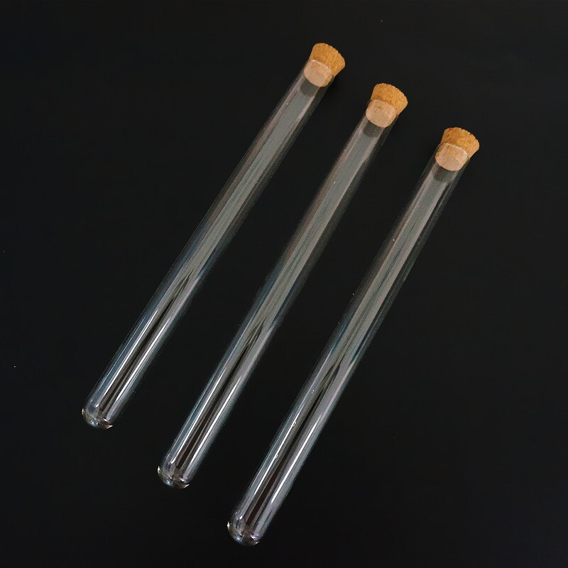 24pcs/lot 15x180mm Lab Clear Glass Round Bottom Te... – Vicedeal