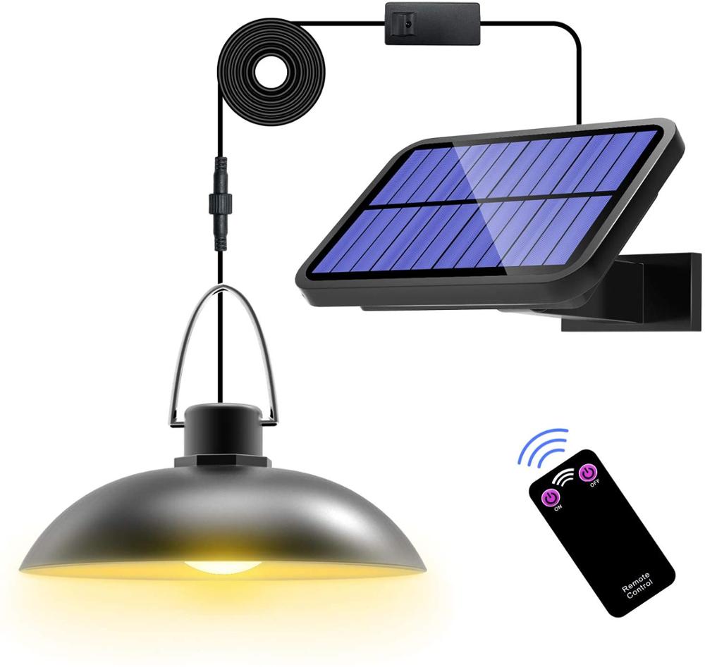 T-SUN Solar Pendant Light Outdoor Indoor Solar Lam... – Vicedeal