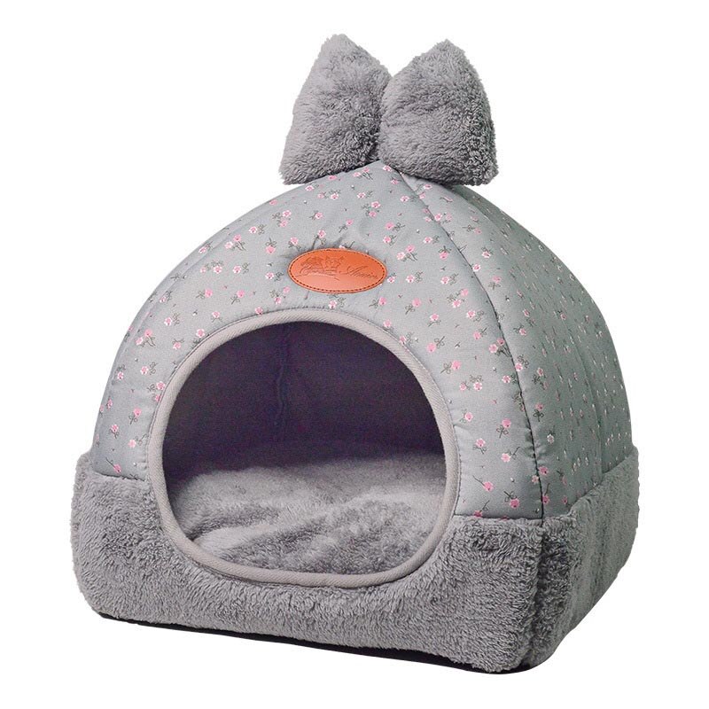 Portable Rabbit Cat House with A Hole Warm Soft Pe... – Vicedeal