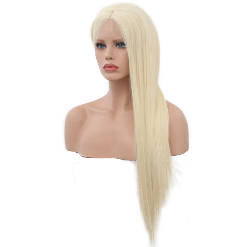 Bombshell Honey Blonde #613 Silky Straight Synthet... – Grandado