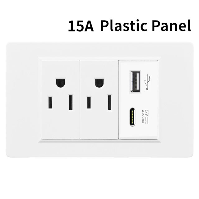 Stopcontact Usb Type C 15A Us/Mexico 16A Italië/Ch... – Vicedeal
