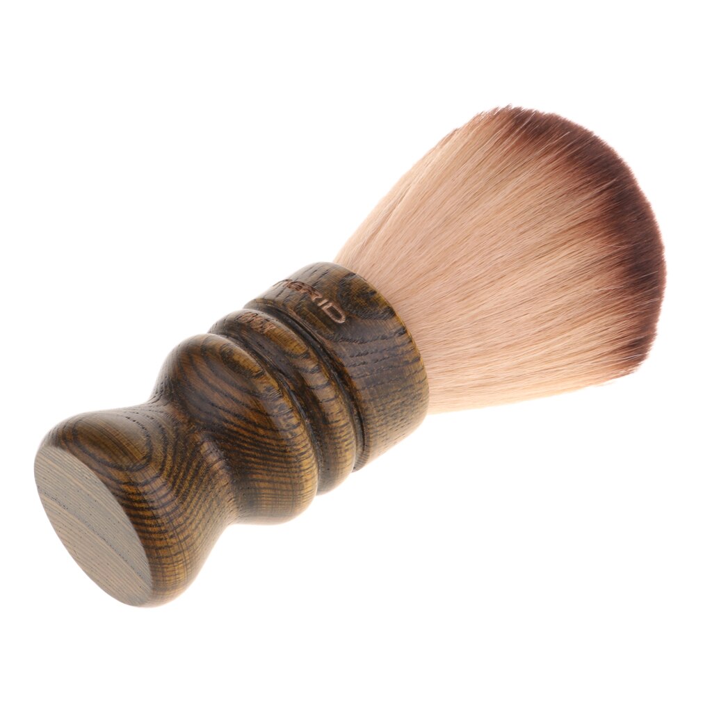 Wooden Handle Men Mustache Shaving Neck Duster Bru... – Grandado
