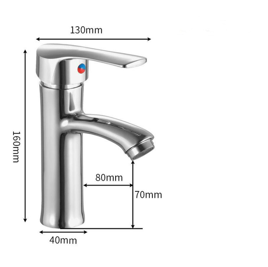 Bathroom Basin Faucets Mixer Sink Tap Single Handl... – Grandado