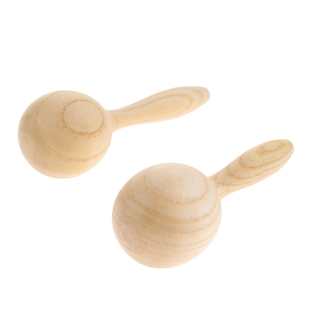 Finest 1 Pair Wood Maraca Hand Rattle Toys for Chi... – Grandado