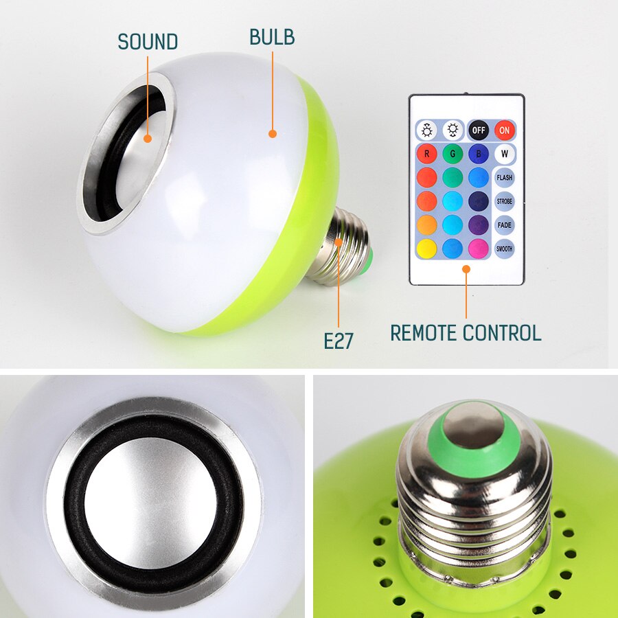 Dingdian Led Bluetooth Speaker Muziek Lamp 10W 110... – Grandado