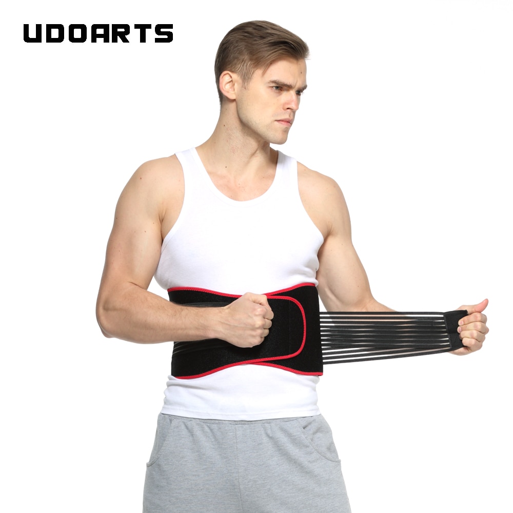 Udoarts Adjustable Back Support Belt With 10 Remov... – Grandado