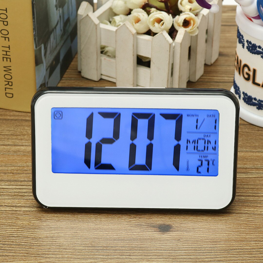 LCD Display Digital Backlight Alarm Clock Thermome... – Grandado