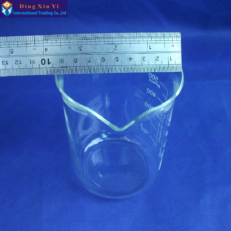 1pc SHUNIU 500ml glass beaker lab measuring Borosi... – Grandado