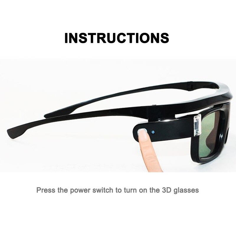 3D Shutter Glasses HD Liquid Crystal Lens Glasses ... – Grandado