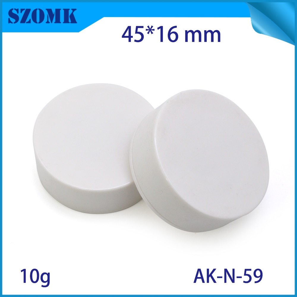 1 stk 46*16 hvid abs plast rund form bluetooth bas... – Grandado