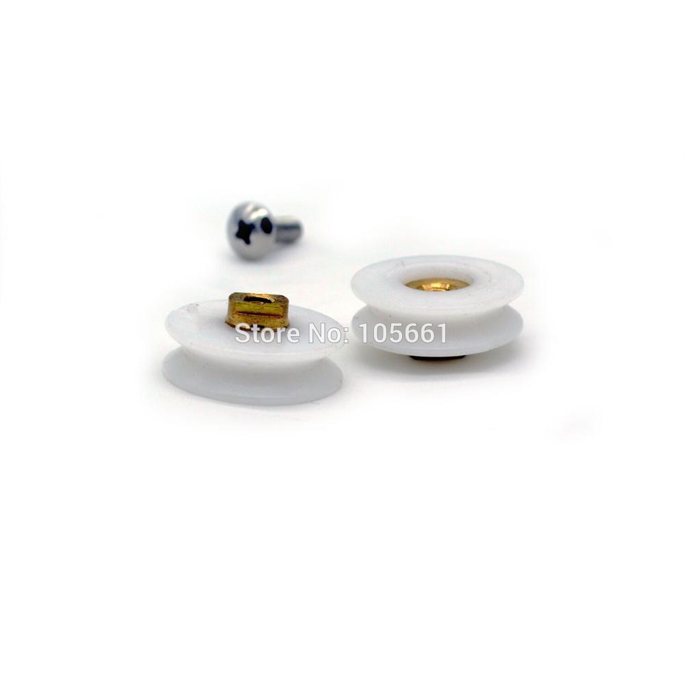8 x Replacement Shower Door ROLLERS U Groove Type ... – Vicedeal