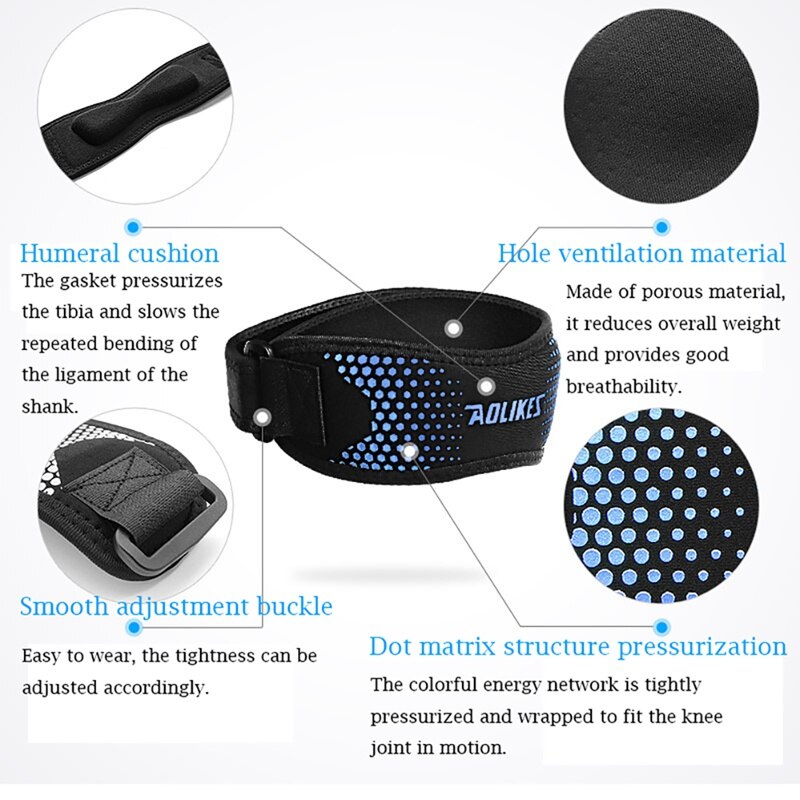 1PCS Adjustable Knee Patellar Tendon Support Strap... – Grandado